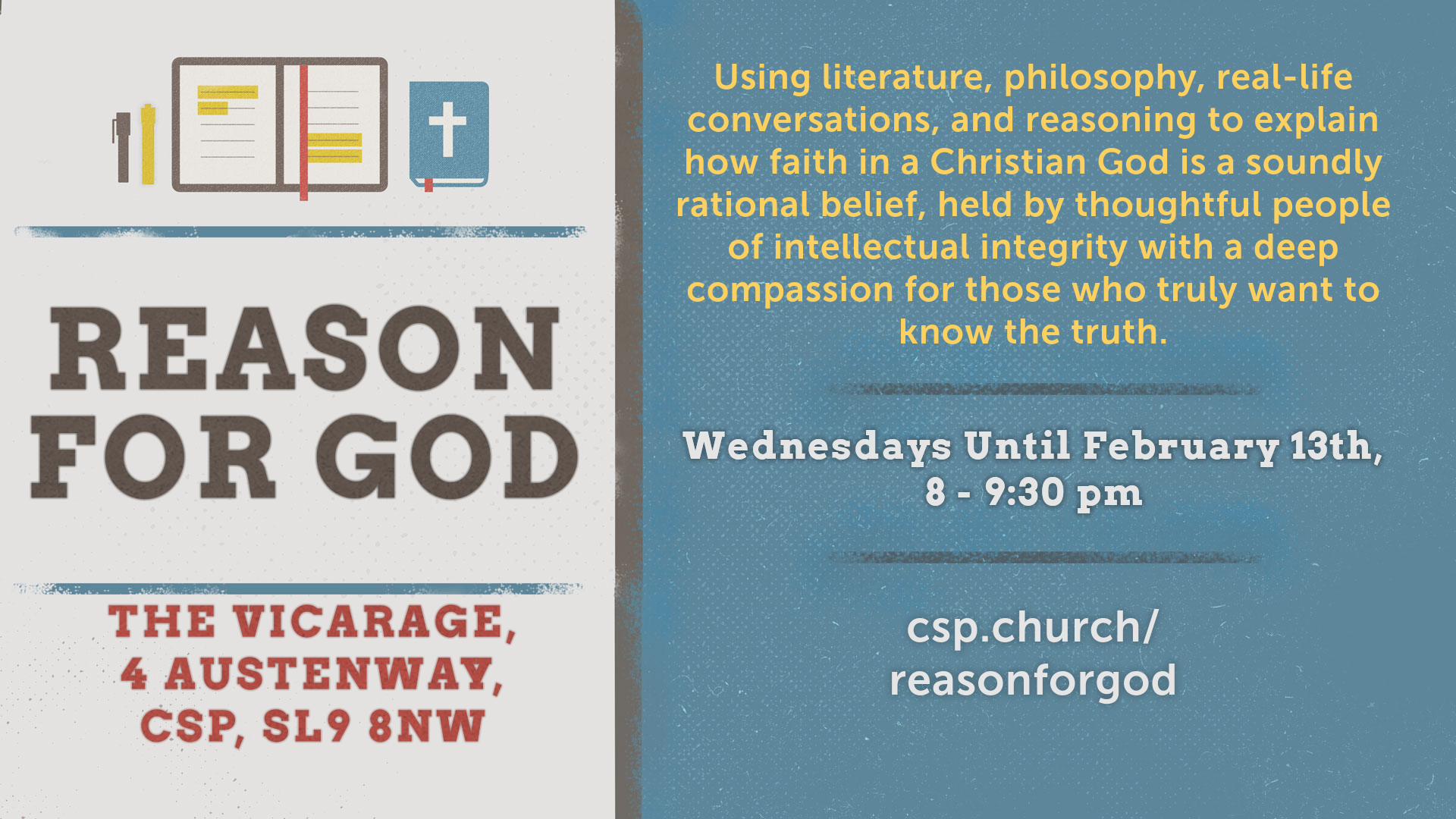 Reason for God – Chalfont St Peter Parish